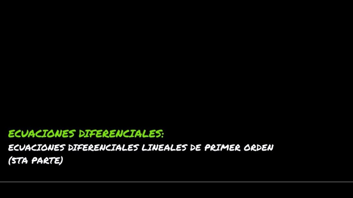 Factor integrante. Quinta parte. Ecuaciones diferenciales ...